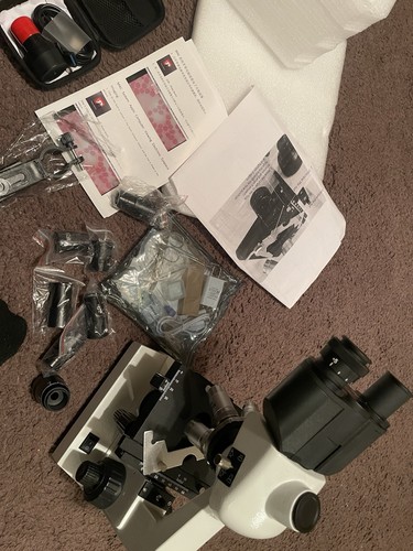 Versatile Binocular Microscope WF10x/WF25x Eyepieces, Adjustable 40X ...