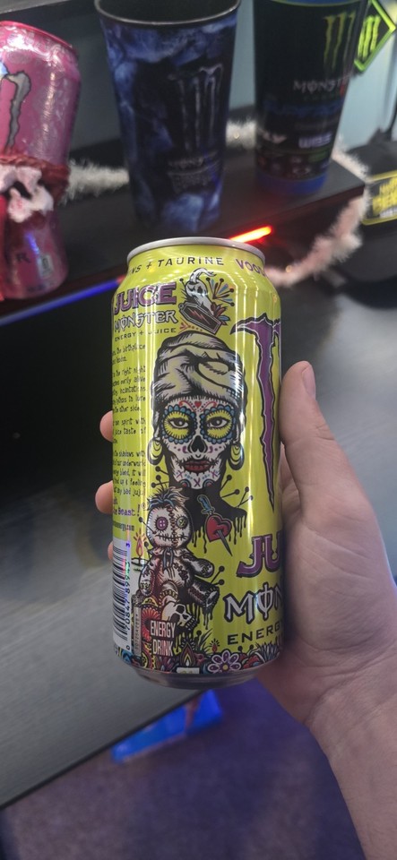 VOODOO GRAPE WITH PAPER FULL SALES SAMPLE MONSTER ENERGY CAN UNRELEASED ...