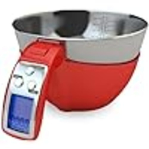 Digital Kitchen Food Scale with Bowl (Removable) and Measuring Cup ...