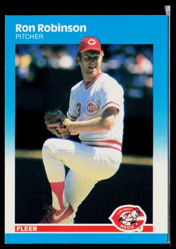 Ron Robinson 1987 Fleer #212 Glossy Cincinnati Reds | eBay