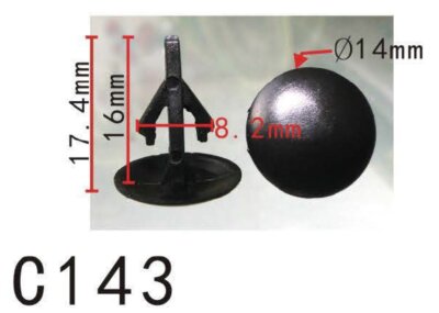 5PCS Nylon Fit Honda #91501-SM4-003 Cowl Top Retaining Clip Accord ...