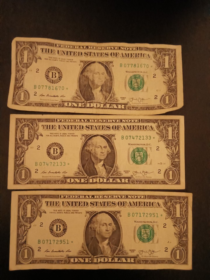 25-2013 B (ONE DOLLAR) DUPLICATE - RARE *STAR* NOTES -SEE DESC | eBay