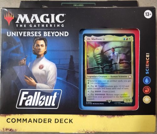 Magic: The Gathering Fallout Commander Deck SCIENCE! Dr. Madison Li New ...