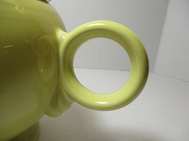 Fiesta Ware Large Tea Pot w/ Lid 36 Oz Retired Sunflower Yellow Round ...