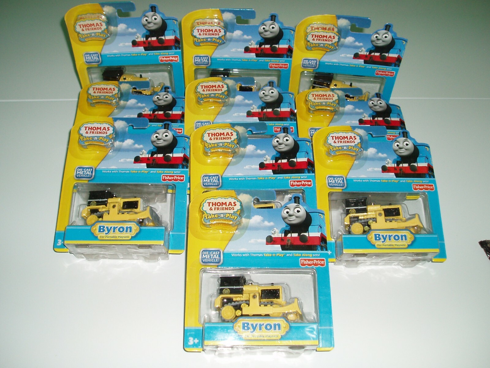 2009 New Thomas & Friends Byron Bulldozer Die-Cast Metal Fisher-Price ...
