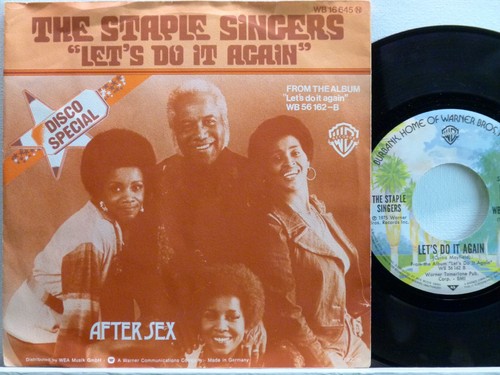 The Staple Singers -Let's Do It Again / After Sex D-1975 Warner Br. WB ...