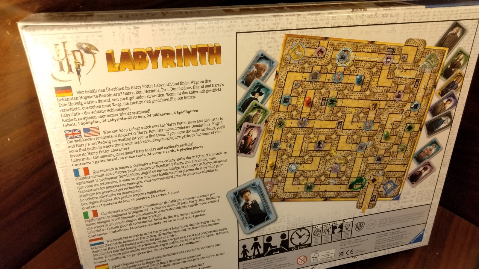 Ravensburger Harry Potter Labyrinth Family Board Game-NEW-Free Shipping ...