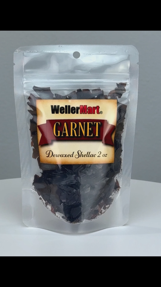 Dewaxed Garnet Shellac Flakes 1/8 lb, or 2 oz, Quality, Low Cost ...