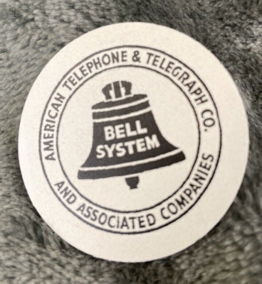 Reproduction BELL SYSTEM AT&T vintage-style rotary telephone DIAL CARD ...