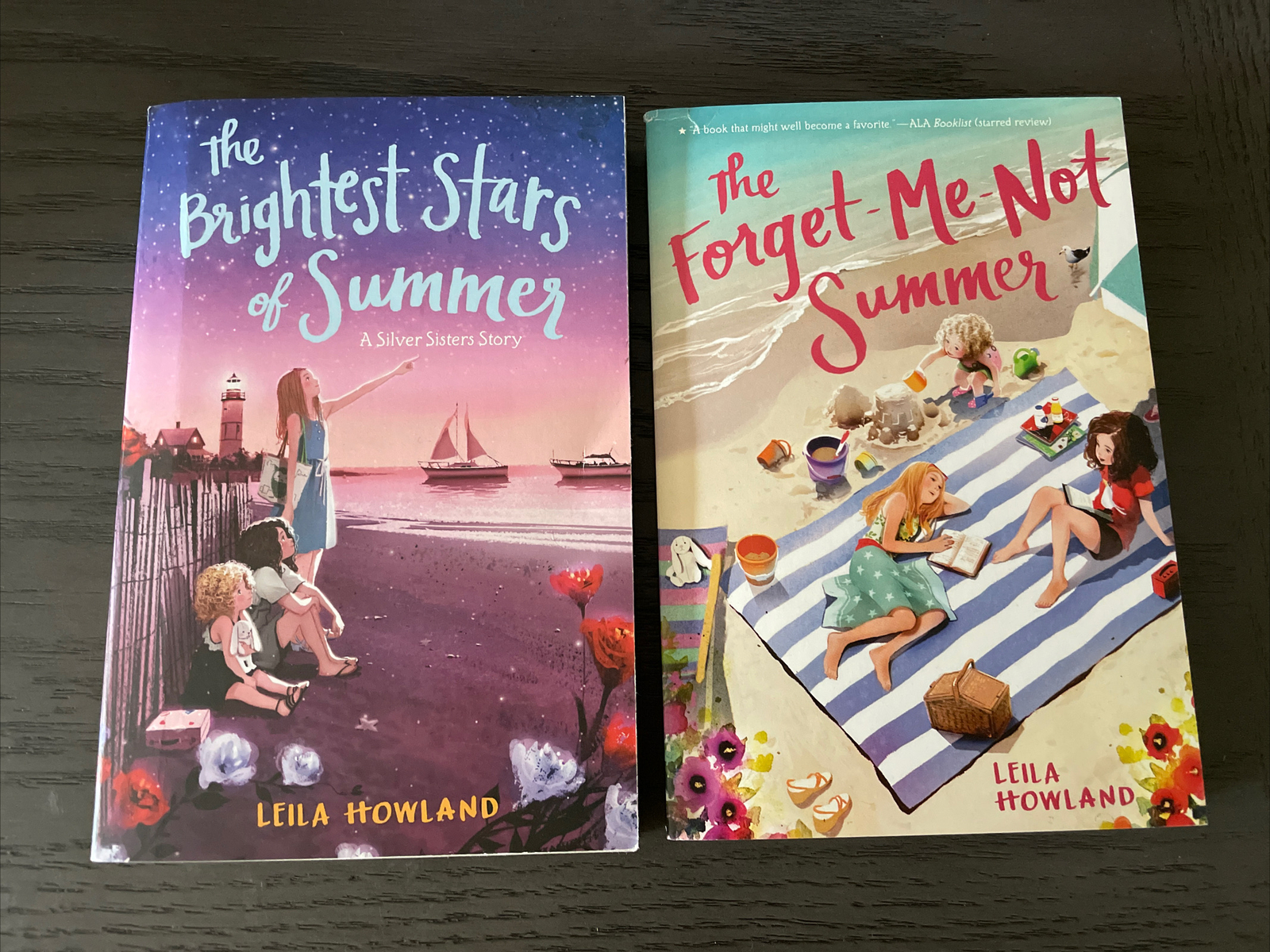 Lot Of 2 Silver Sisters books Leila Howland Brightest Stars Summer ...