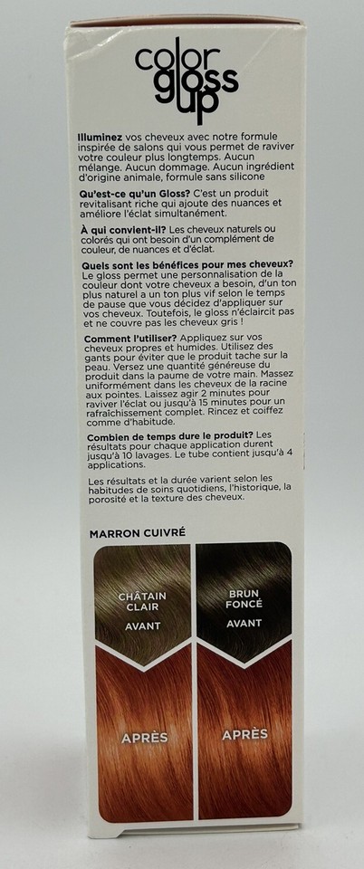 2 Pack Clairol Color Gloss Up Terra Copper Instant Toning Gloss Red 4.3 ...