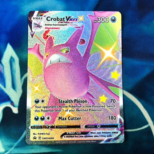 Crobat VMAX - SWSH099 - Promo Full Art Rare Shining Fates - Pokemon ...