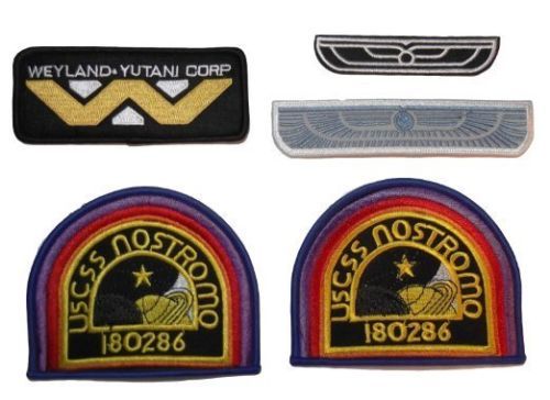 Alien Movie (Set of 5) Uniform Embroidered Logo PATCHES (BEST PRICE ON ...