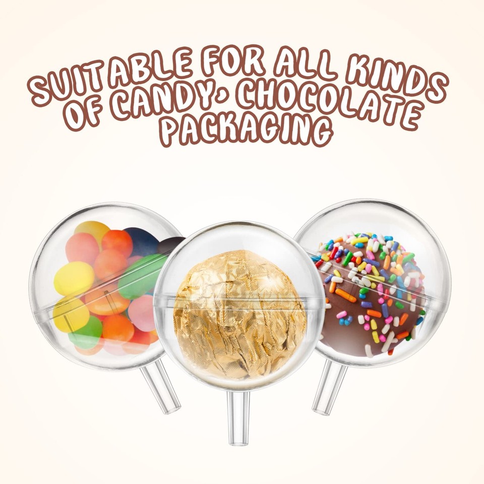 100PCS Chocolate Holder Acrylic Candy Box Holder DIY Flower Packaging ...