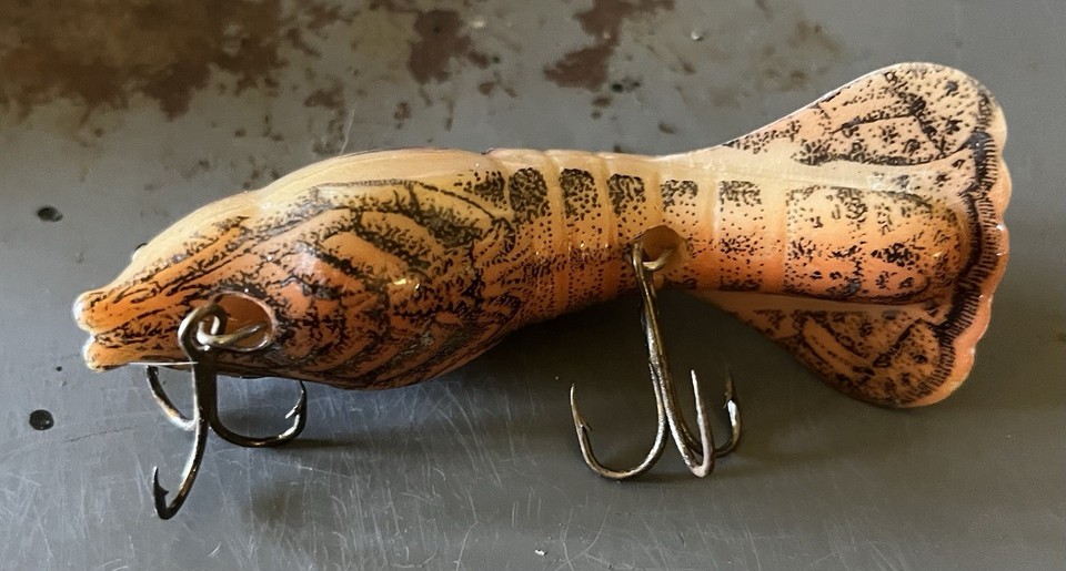 Vintage Rare Rebel Supranatural Crawfish Crankbait 3 1/4 In. Fishing ...