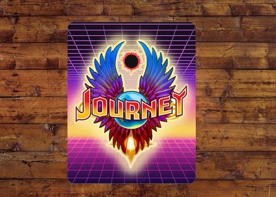 Journey 8x10 Metal Sign Wall Art Garage Door Bar Poster Game Room Fan ...