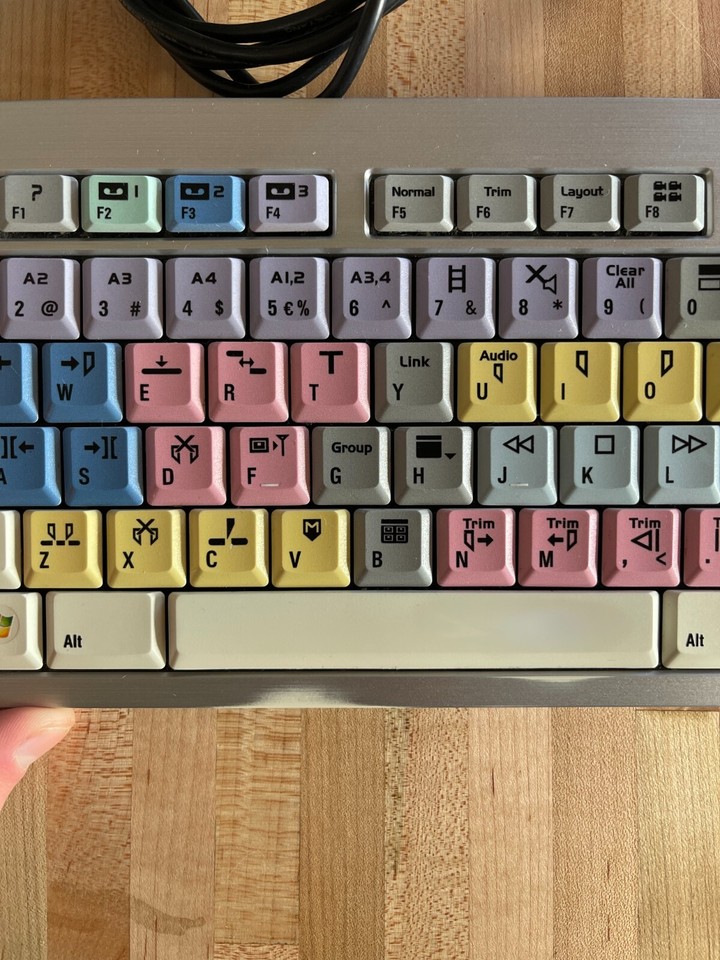 Logickeyboard LKBU-EDIUS-AJPU-US Grass Valley EDIUS PC Slim Line ...