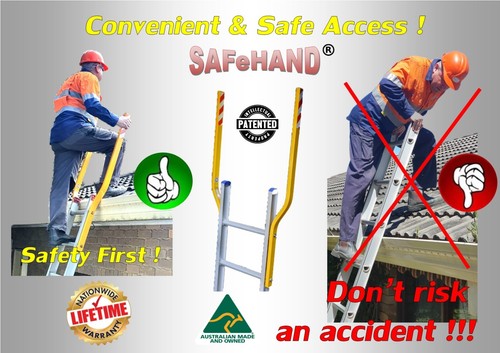 LADDER HANDRAILS ( Attachment ) FOR ALUMINUM OR FIBREGLASS LADDER ...