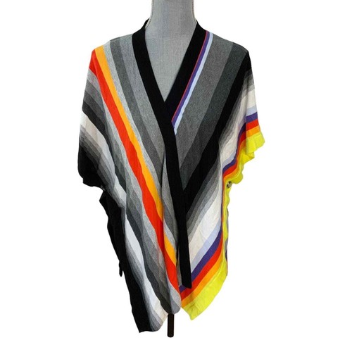 Cabi Serape Poncho Cardigan Bold Colorful Open Front Size XS/S Style ...