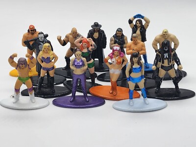 WWE Lot Of Jada NANO METALFIGS LOT Mini Metal Figures Die Cast | eBay
