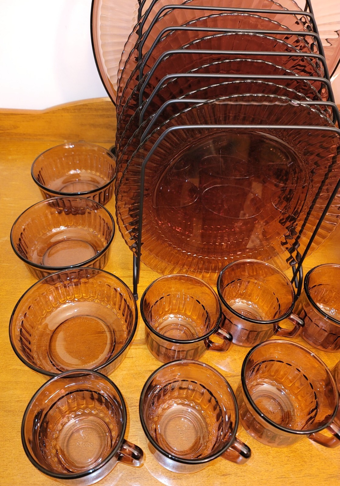 Fortecrisa Amethyst Dinnerware 28 piece set | eBay