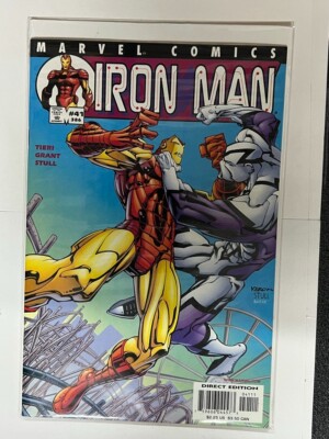 Marvel Comics Iron Man #41 (#386) Tiberius Stone Blizzard Jim Rhodes ...