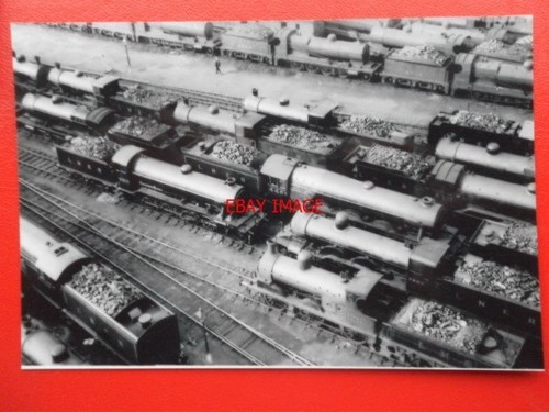 PHOTO AERIAL VIEW OF DONCASTER SHEDS - LOTS OF STEAM LOCOS | eBay