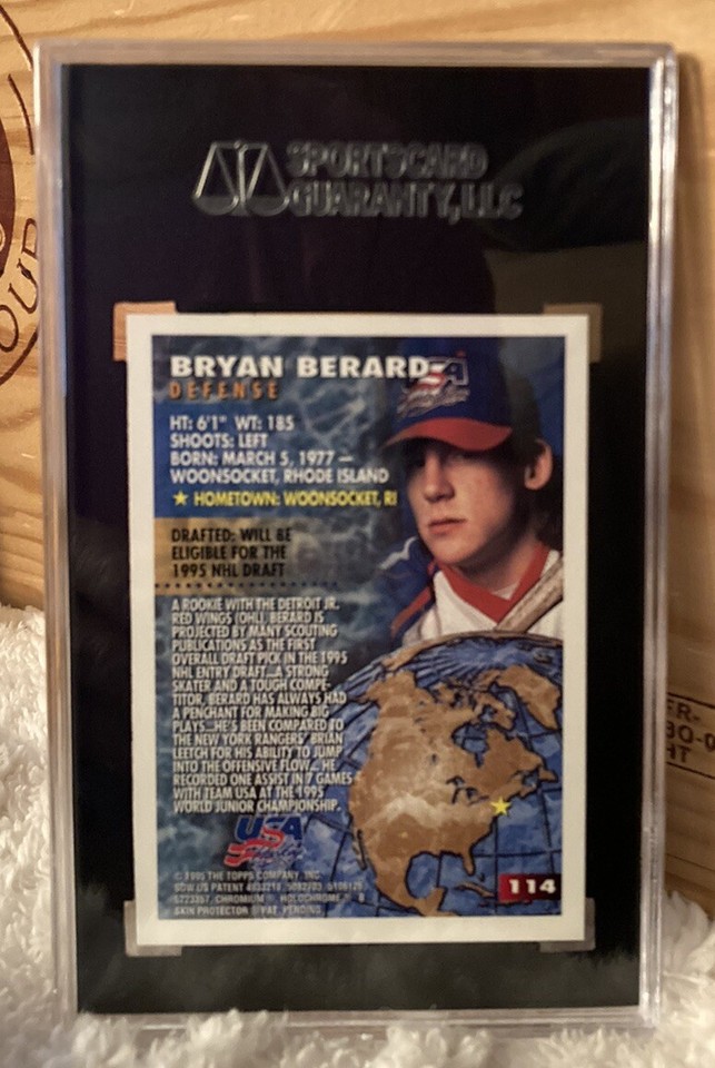 BRYAN BERARD 1994-95 Topps Finest #114 Rookie refractor SGC 9 | eBay