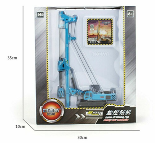 Alloy Yellow Rotary Drilling Rig Crawler Excavator Models Metal Vehicle ...