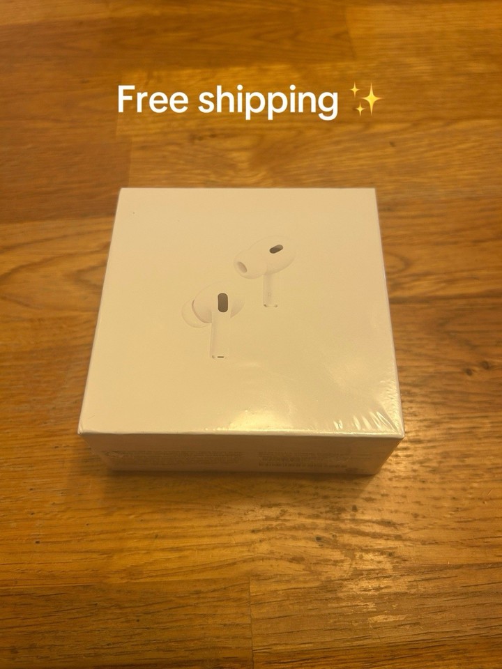 New Genuine Apple AirPods Pro 2nd Generation with Wireless Charging ...