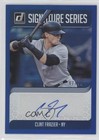 2018 Panini Donruss Signature Series Blue /99 Clint Frazier Rookie Auto ...