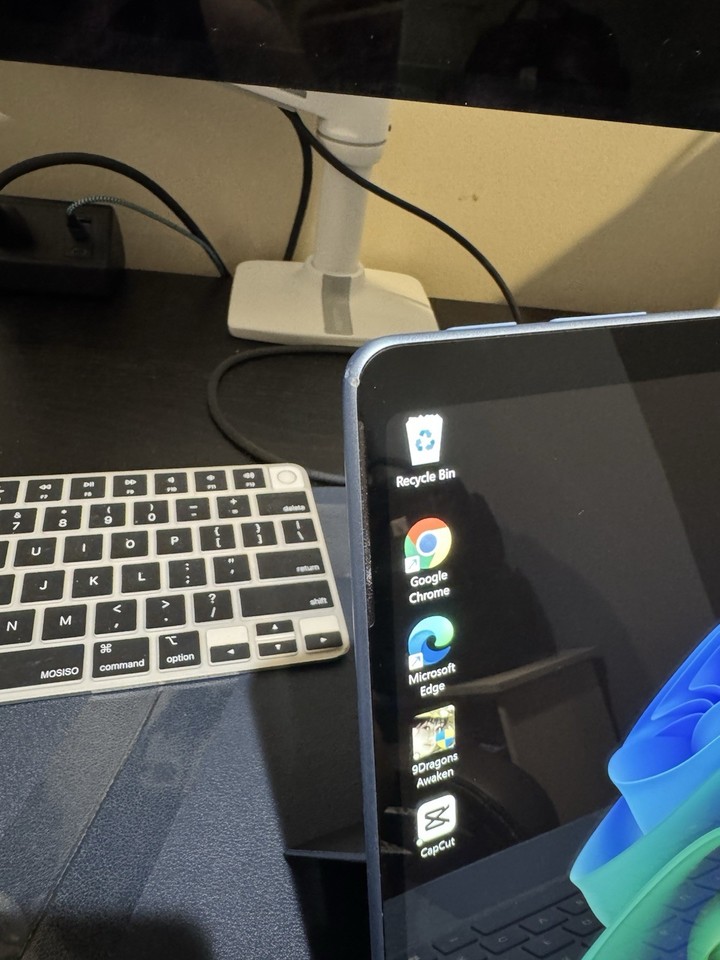 Microsoft Surface Pro 11th Gen OLED Snapdragon x Elite with case and ...