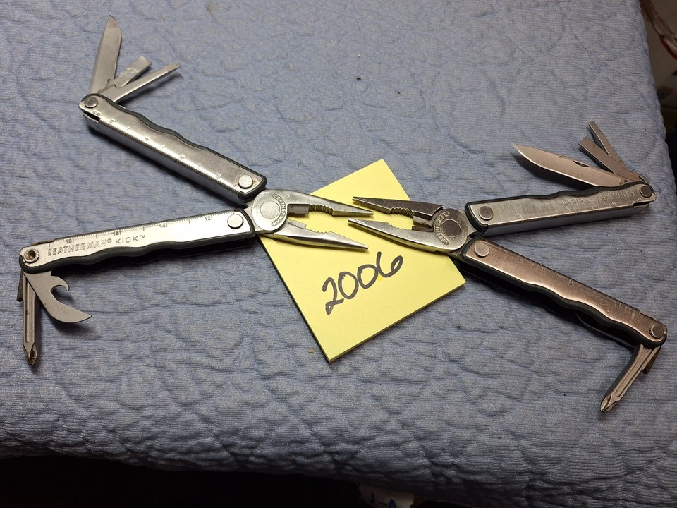 2 Leatherman Kick Multi Tools Fishing Camping LOT 2006 | eBay