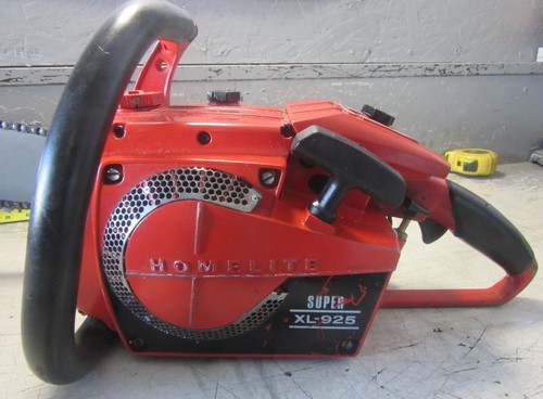 VINTAGE COLLECTIBLE HOMELITE SUPER XL-925 CHAINSAW WITH 24" BAR | eBay