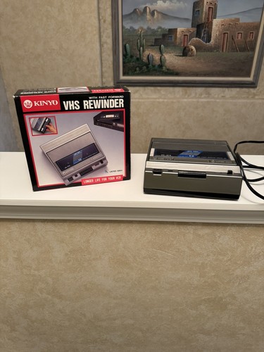 KINYO UV-512 VHS Rewinder Fast Forward Eject VCR Vintage With Box | eBay