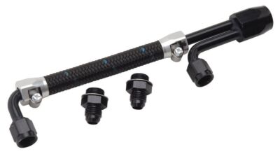 EDELBROCK #80913 Dual Quad Fuel Line Kit Clear/Black Finish | eBay