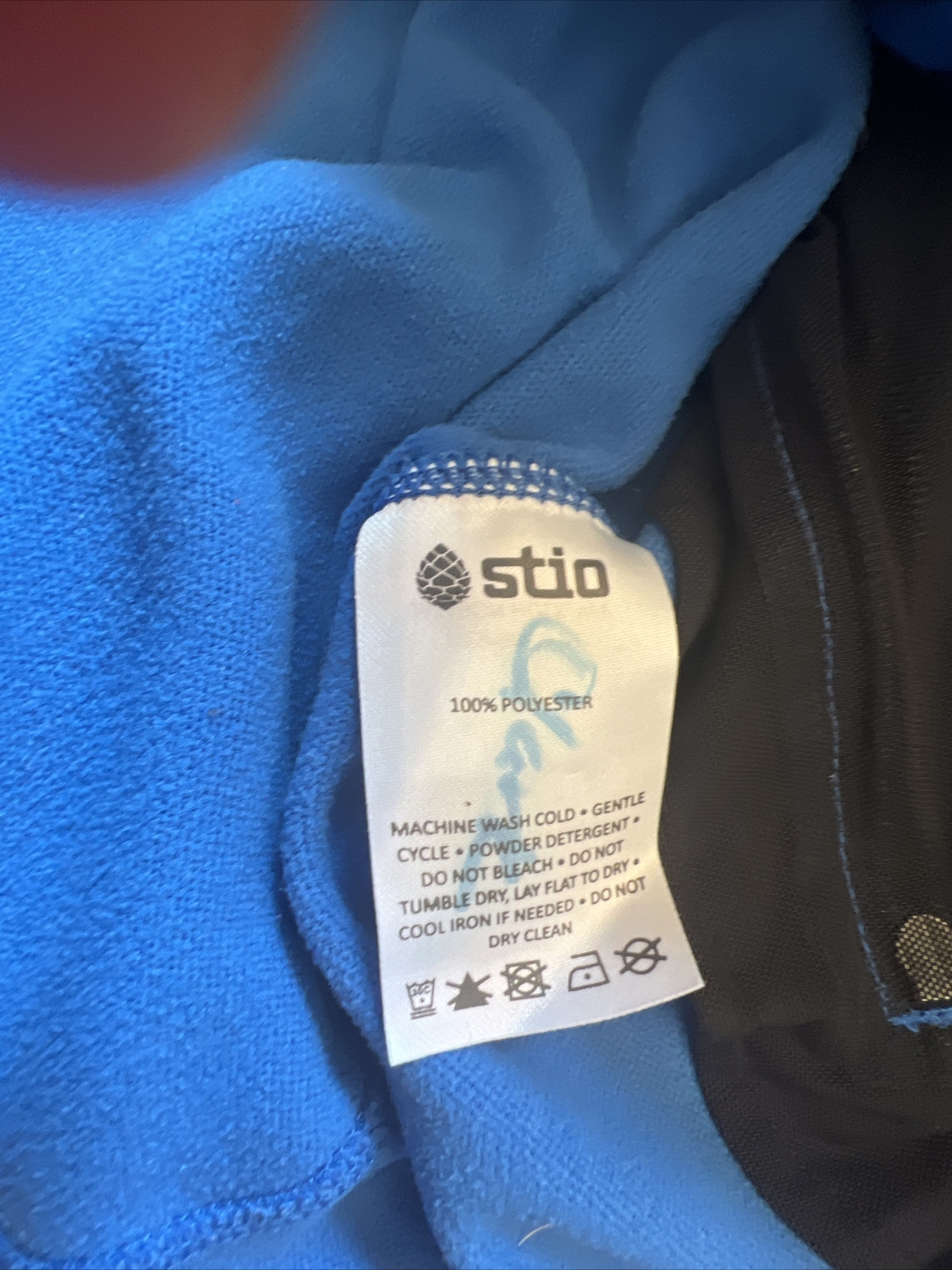 STIO Mens Hooded Full Zip Blue Jacket Size medium Jackson Hole WY | eBay