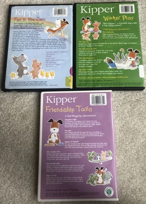 Kipper The Dog Lot of 3 DVDs Fun in the Sun, | Grelly USA