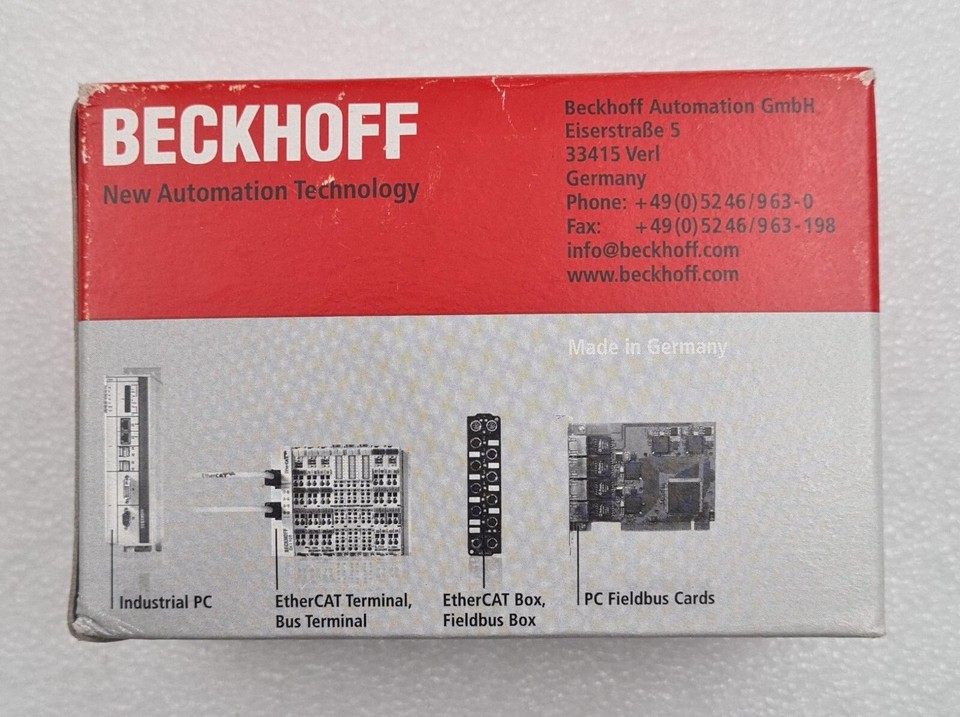 NEW SEALED - BECKHOFF AX5805 EtherCAT Terminal Safety Driver Module ...