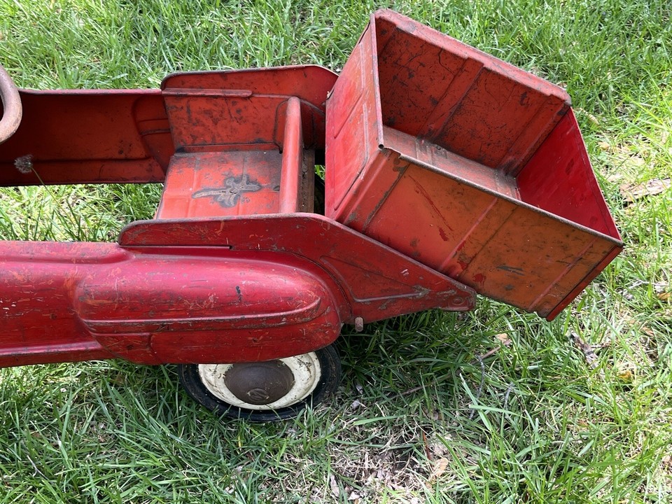 Vintage 1940’s-1950’s Murray Sad Face Dump Truck Pedal Car | eBay