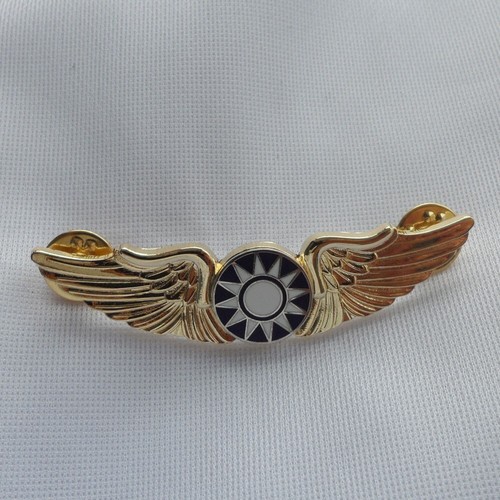 WWII ROCAF Kuomintang Chinese Air Forces Pilot Wings Badge Insignia Pin ...