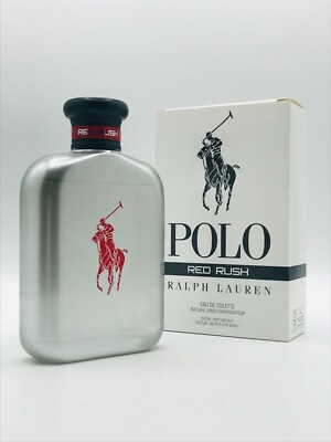 Ralph Lauren Polo Red Rush Men Cologne Spray 4.2 oz 125 ml Box As Shown ...