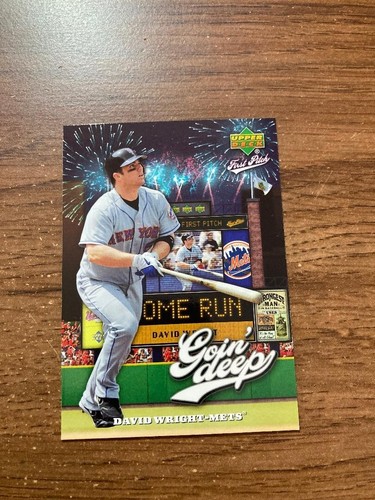 2006 Upper Deck First Pitch - Goin' Deep David Wright #GD-13 for sale ...