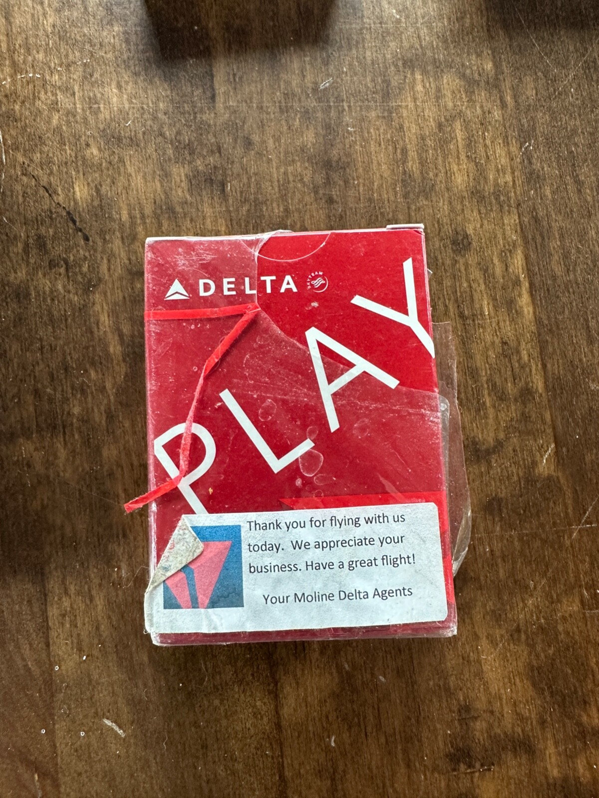 Delta Airlines Playing Cards-Red Box Sealed/Unopened Delta Play Skyteam ...