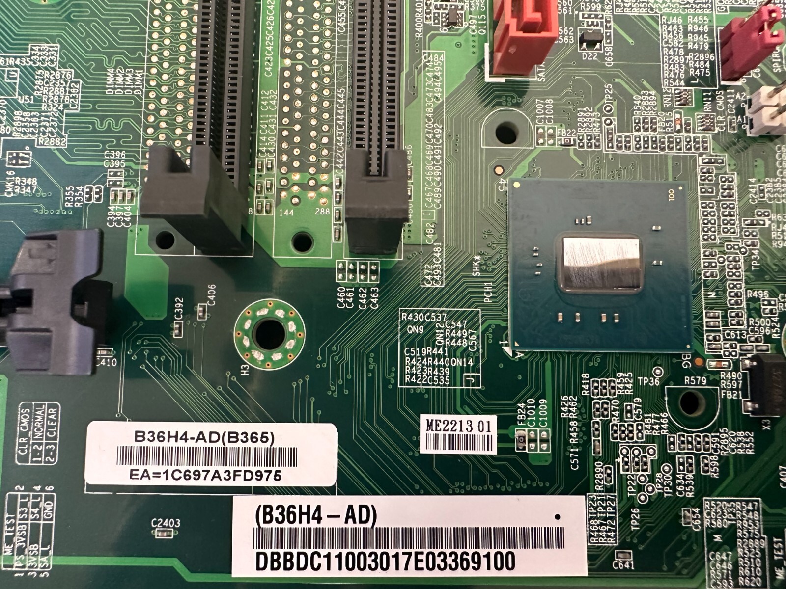 Acer B36H4-AD motherboard 1151 interface Model TC-885 TC-865 DB.BDC11 ...