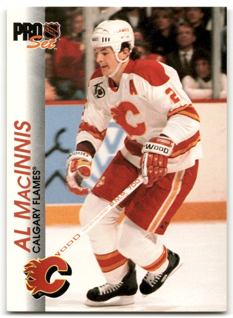 1992-93 Pro Set Hockey Card Al MacInnis #22 Calgary Flames | eBay