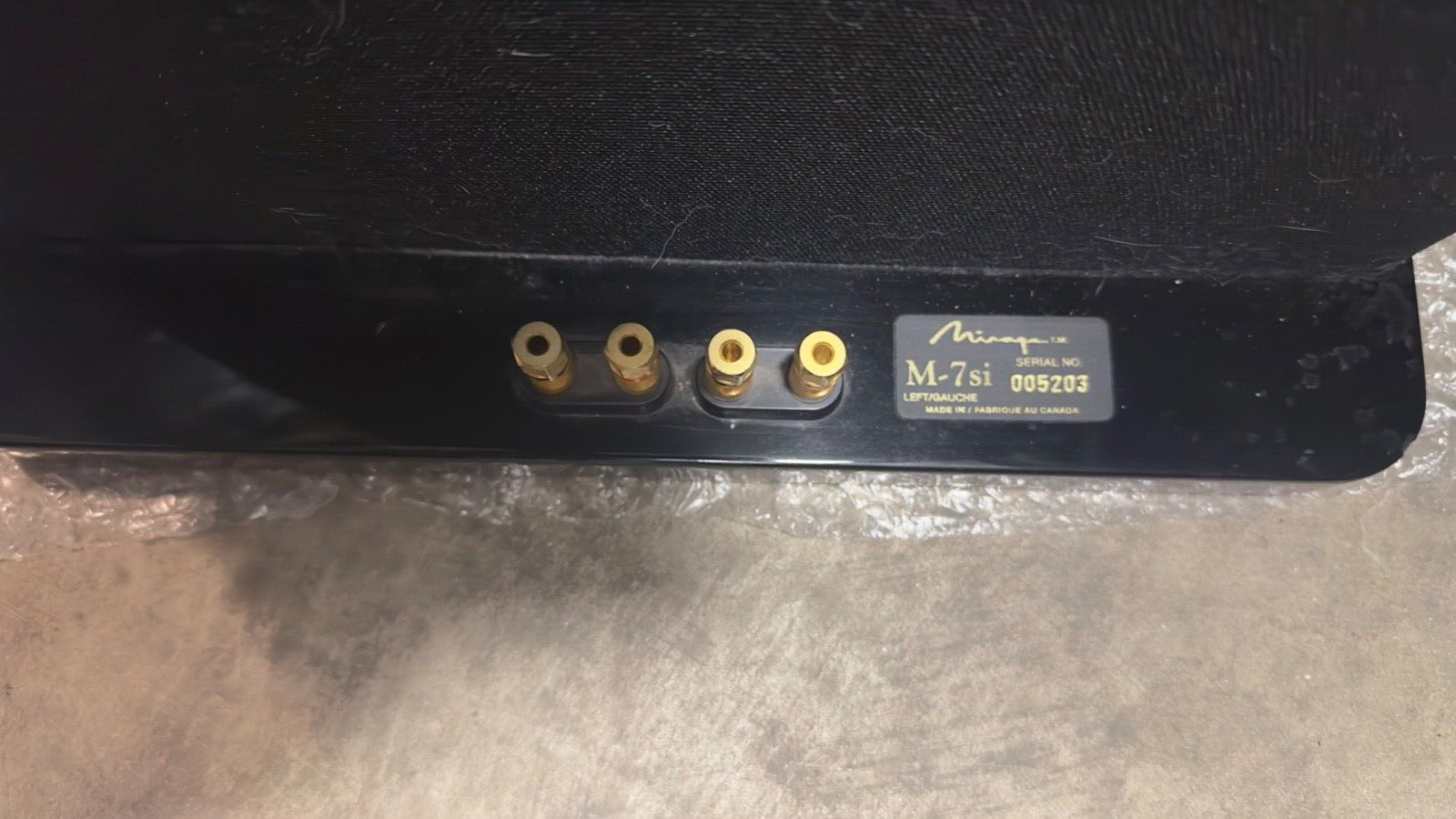 MIRAGE Speakers Home Theater System-Msi Series-Black Piano Finish | eBay