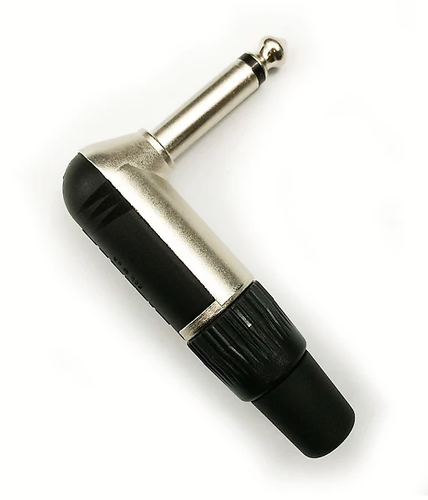 1pc NEUTRIK Connector NP2RCS 1/4" Slim Right Angle Male Mono TS plug ...