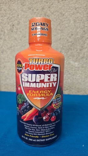 Turbo Power Plus Super Immunity Vitamin Energy Formula 32 Oz. Best By ...