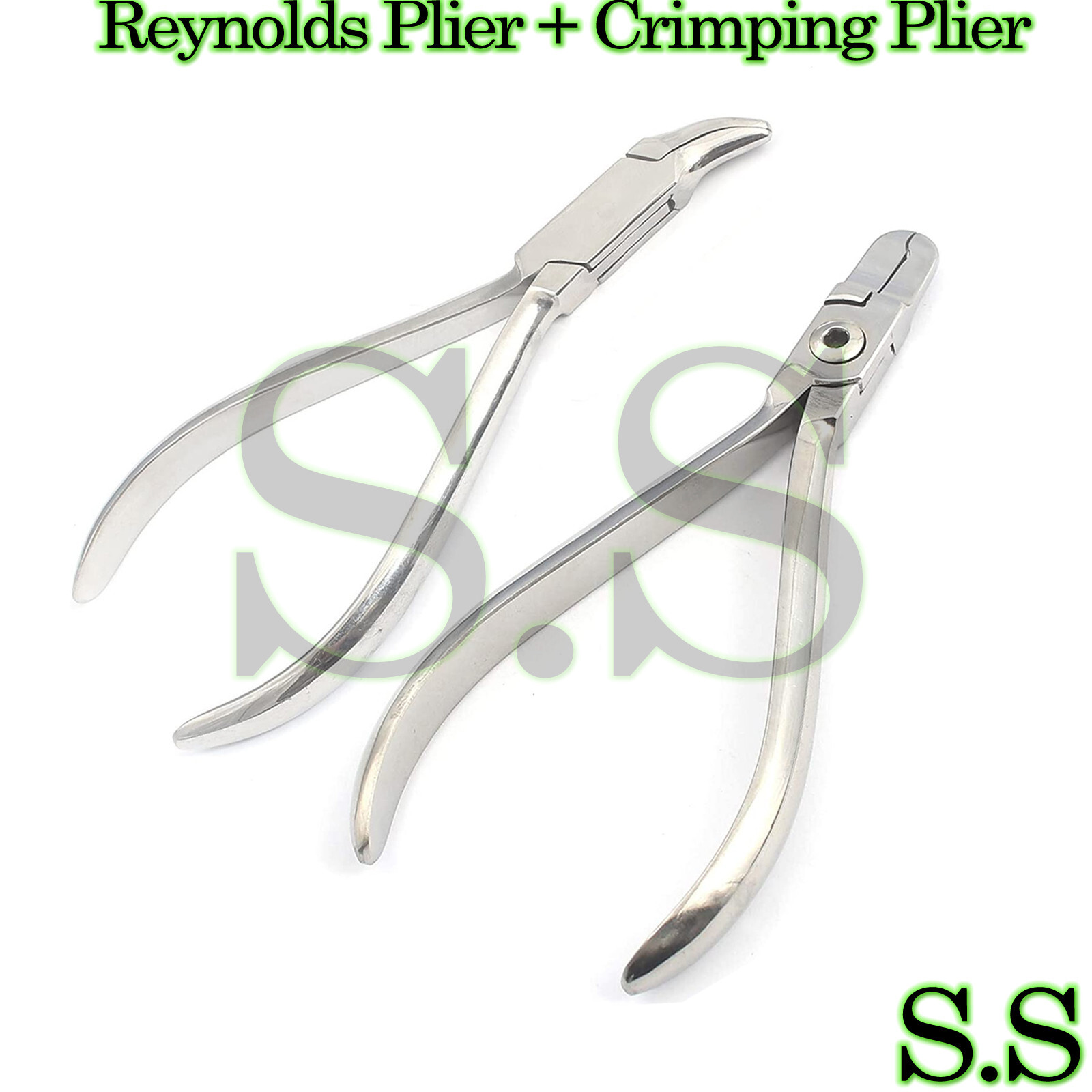 2 Pcs Primary Crown Crimping Plier & Reynolds Contouring Plier Set ...